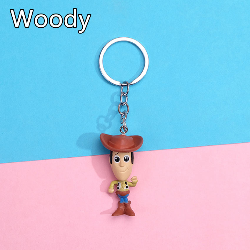 Toy Story Keychains Buzz Lightyear Woody Lotso Keyring Collection Doll ...