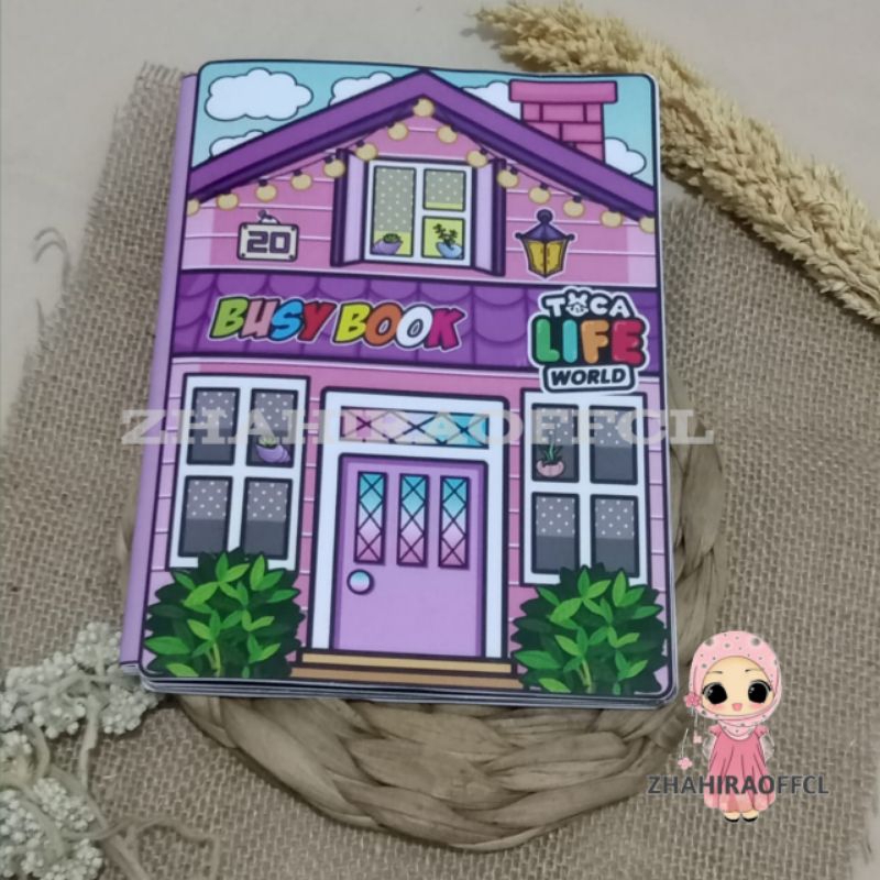 Toca LIFE WORLD QUIET BOOK/TOCA BOCA/TOKA BOKA PURPEL HOUSE Children's ...