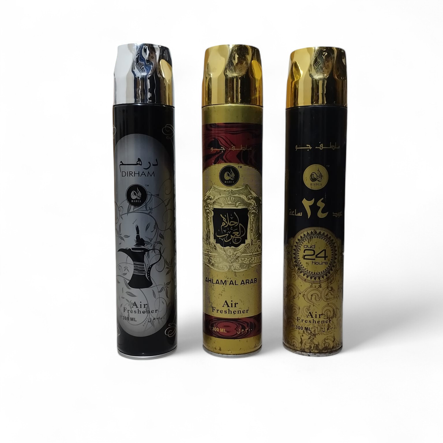 Oud 25 Hours and Dirham Room Spray Combo 2 Bottles x 300ml by Hadia ...