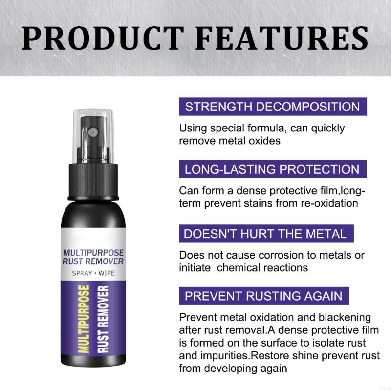 50ml/30ml Car Rust Removal Agent Rust Remover Agent for Rust Treatments ...