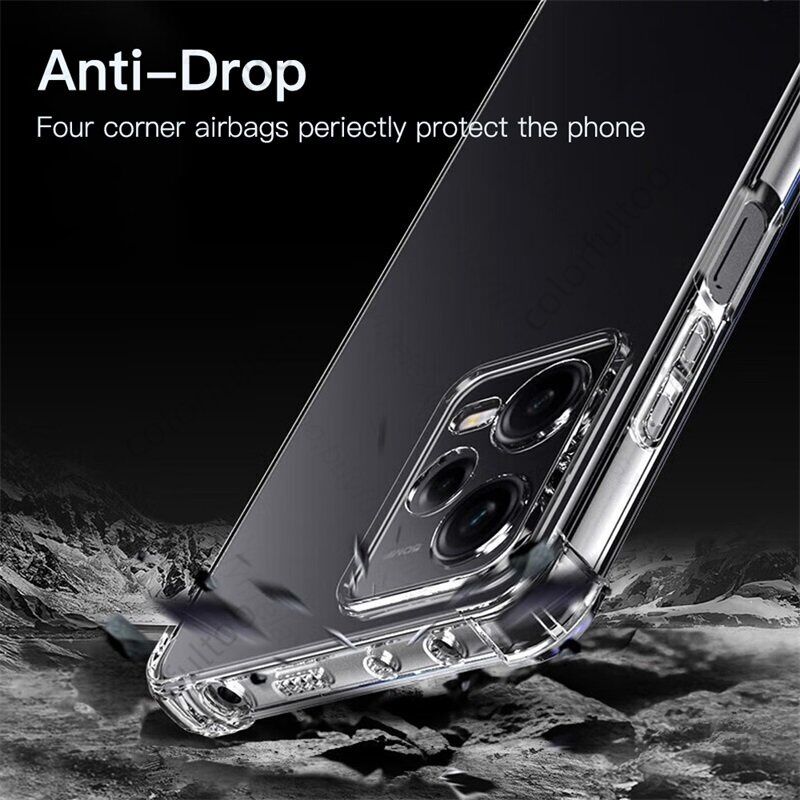 tzmar for Xiaomi Poco X3 Pro Transparent TPU Phone Case Shockproof ...
