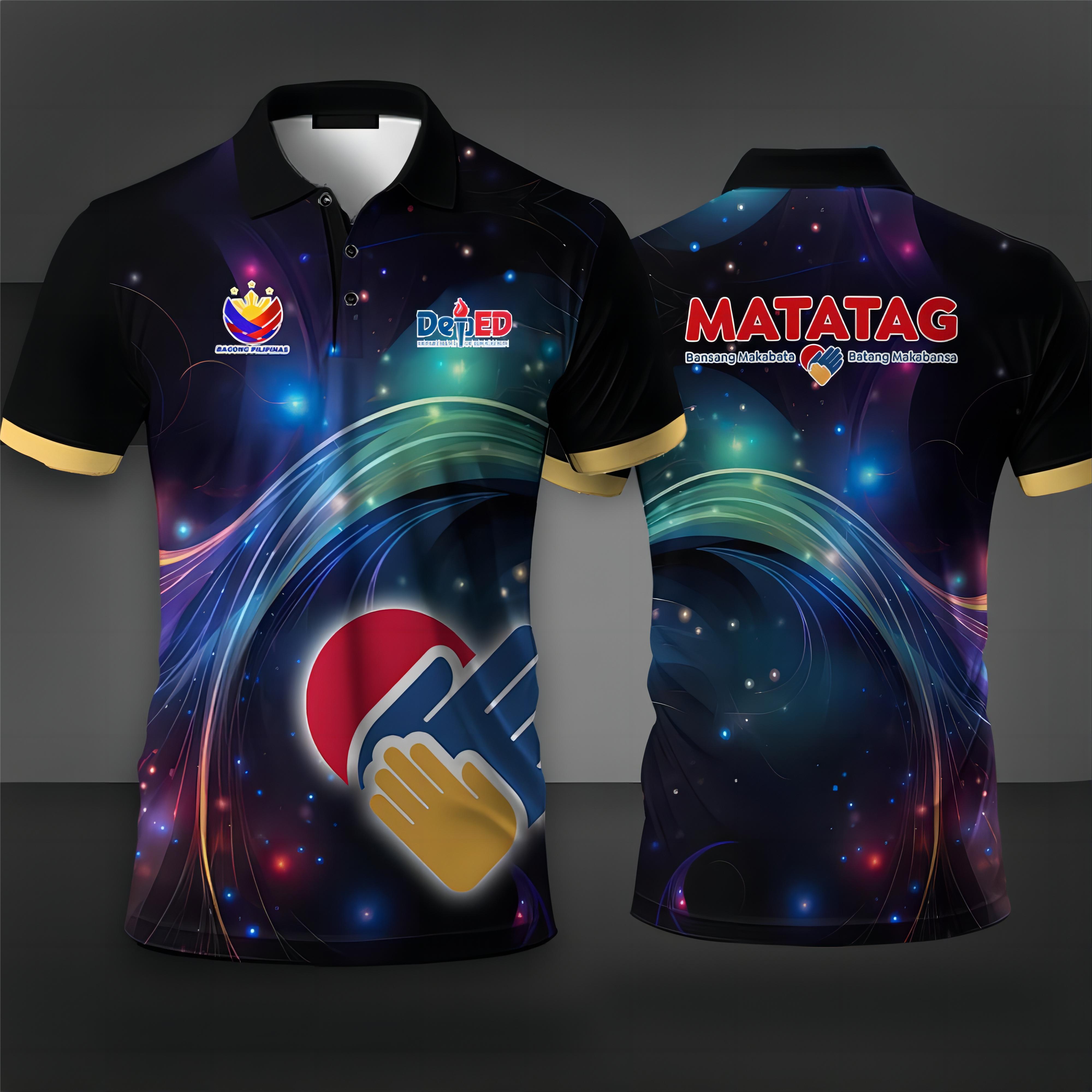 DEPED MATATAG POLO UNIFORM SUBLIMATION POLO-Shirt FOR Men AND WOEMN ...