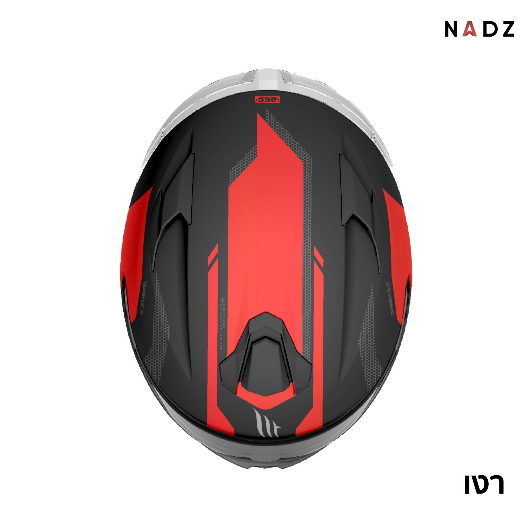 MT : Targo Pro Both Gross Red (เงา) - แถมโม่งผ้าคลุมหัว รุ่น ซัมเมอร์ ...