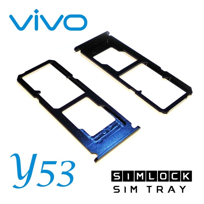 Simtray Vivo Y53 Tempat Kartu Sim Card SIM Tray SIM Lock | Lazada Indonesia