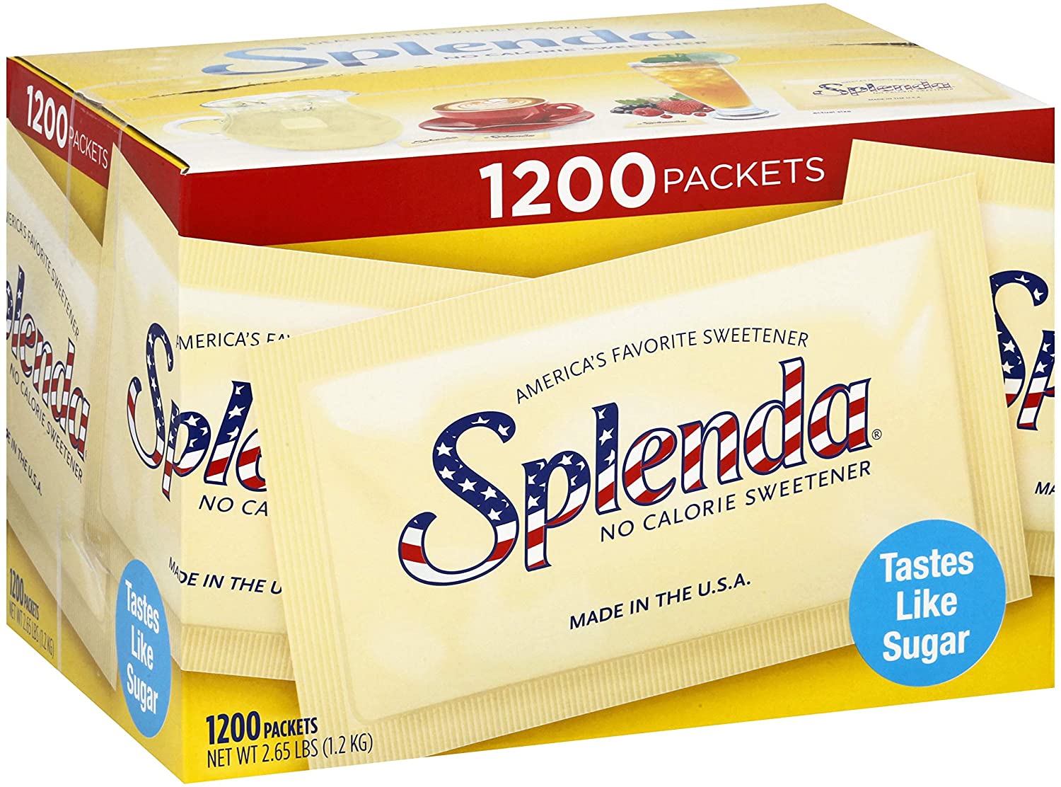 Splenda No Calorie Sweetener , 1200 Packets x 1 g | Lazada PH