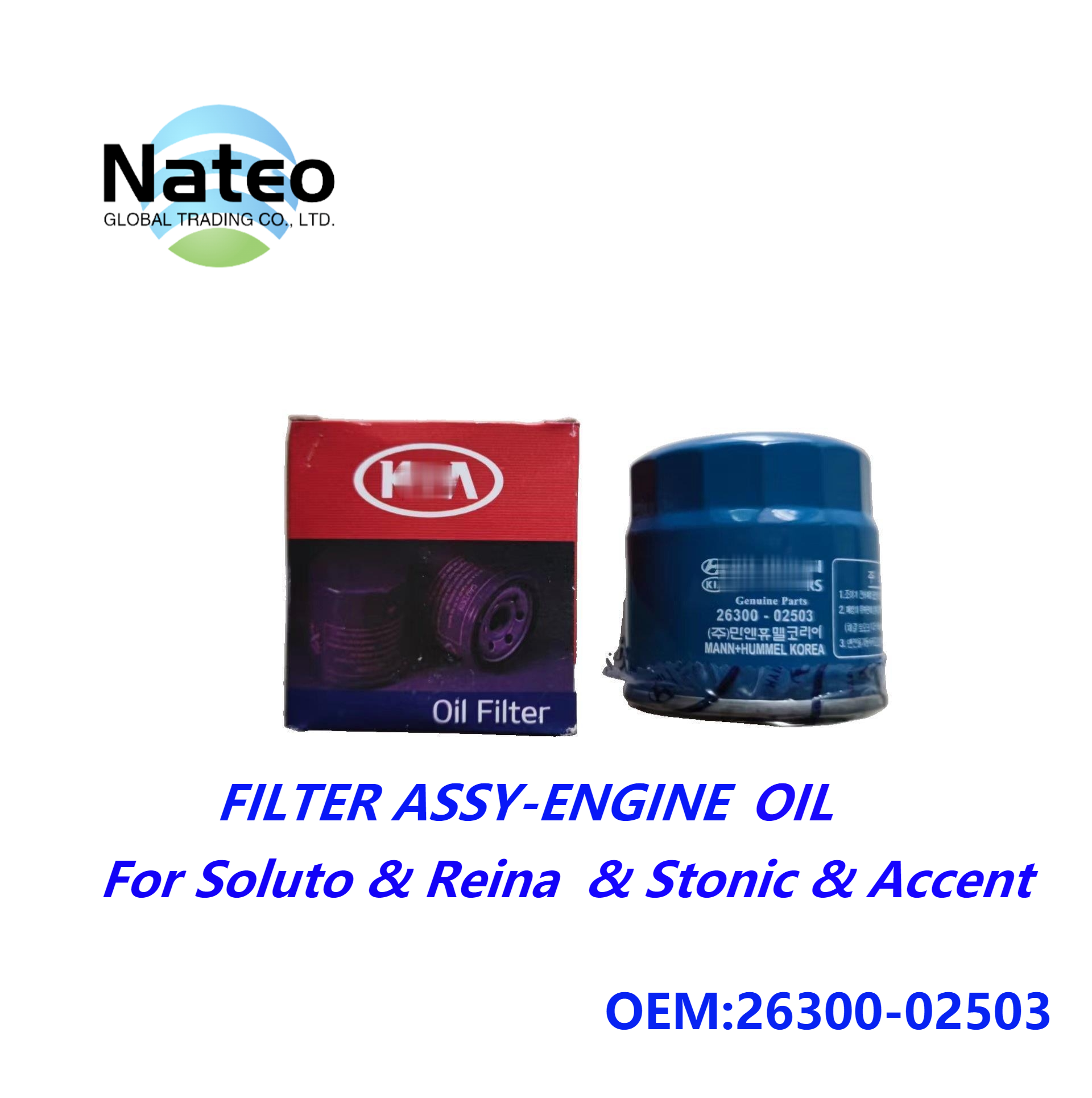 Oil filter available KIA Soluto&Picanto&Hyundai Reina&Accent | Lazada PH