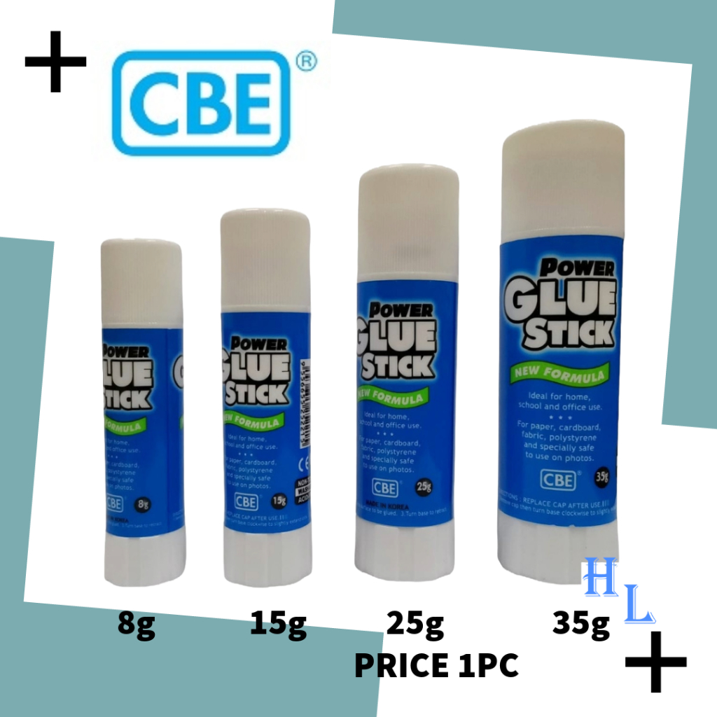CBE Power Glue Stick (8g / 15g / 25g / 35g ) | Lazada