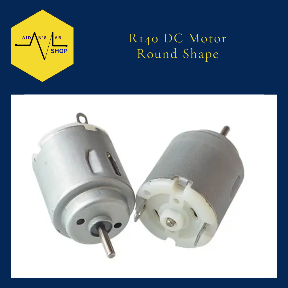 R140 DC Motor Round Shape | Aidans Lab | Lazada PH