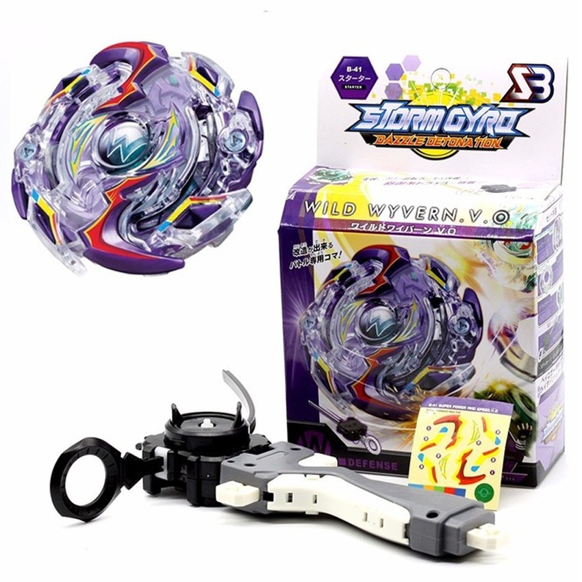 Black Dragon Metal Fusion Beyblade Set With Launcher Included For Kids ...