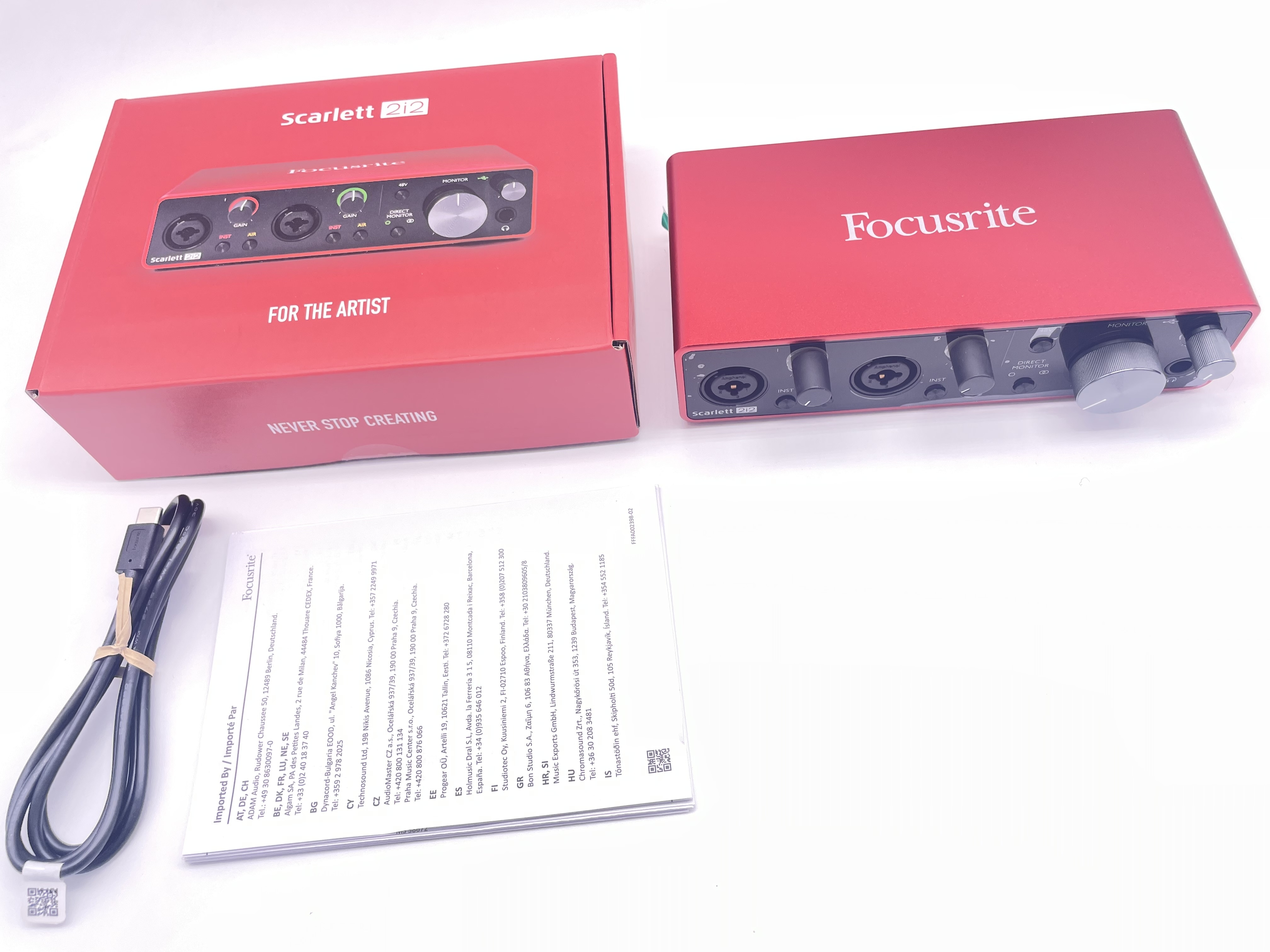 Official Shipment New Upgraded Focusrite Scarlett 2I2 (3Rd Gen ...