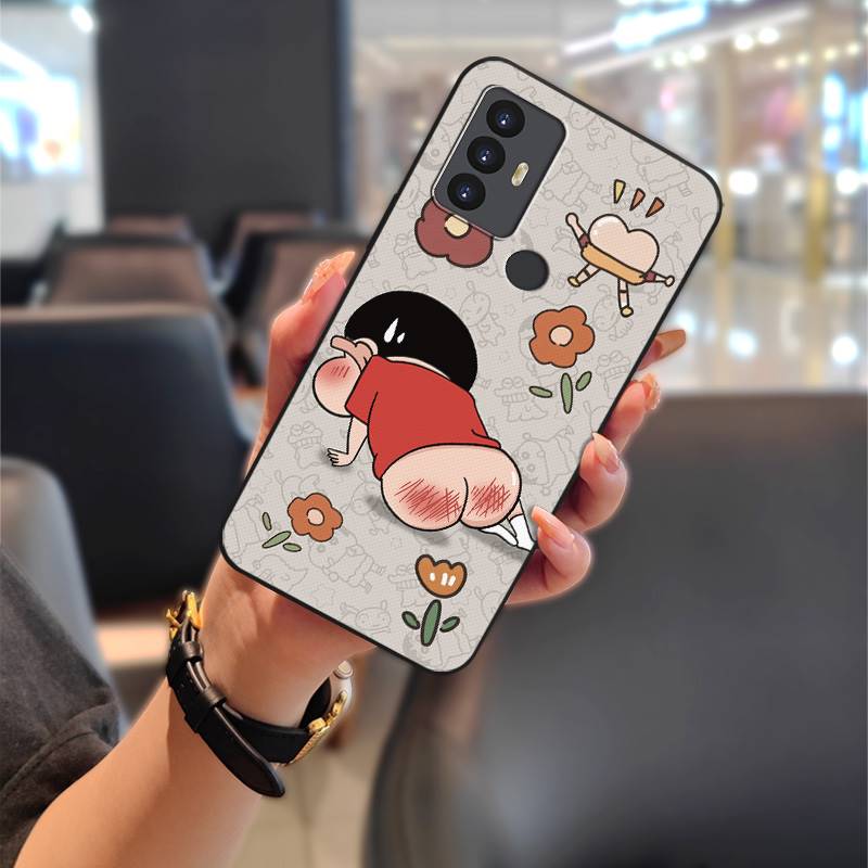 Silicone Anti-dust Phone Case For TCL 30SE/30E/306/305/Sharp Aquos V6 ...