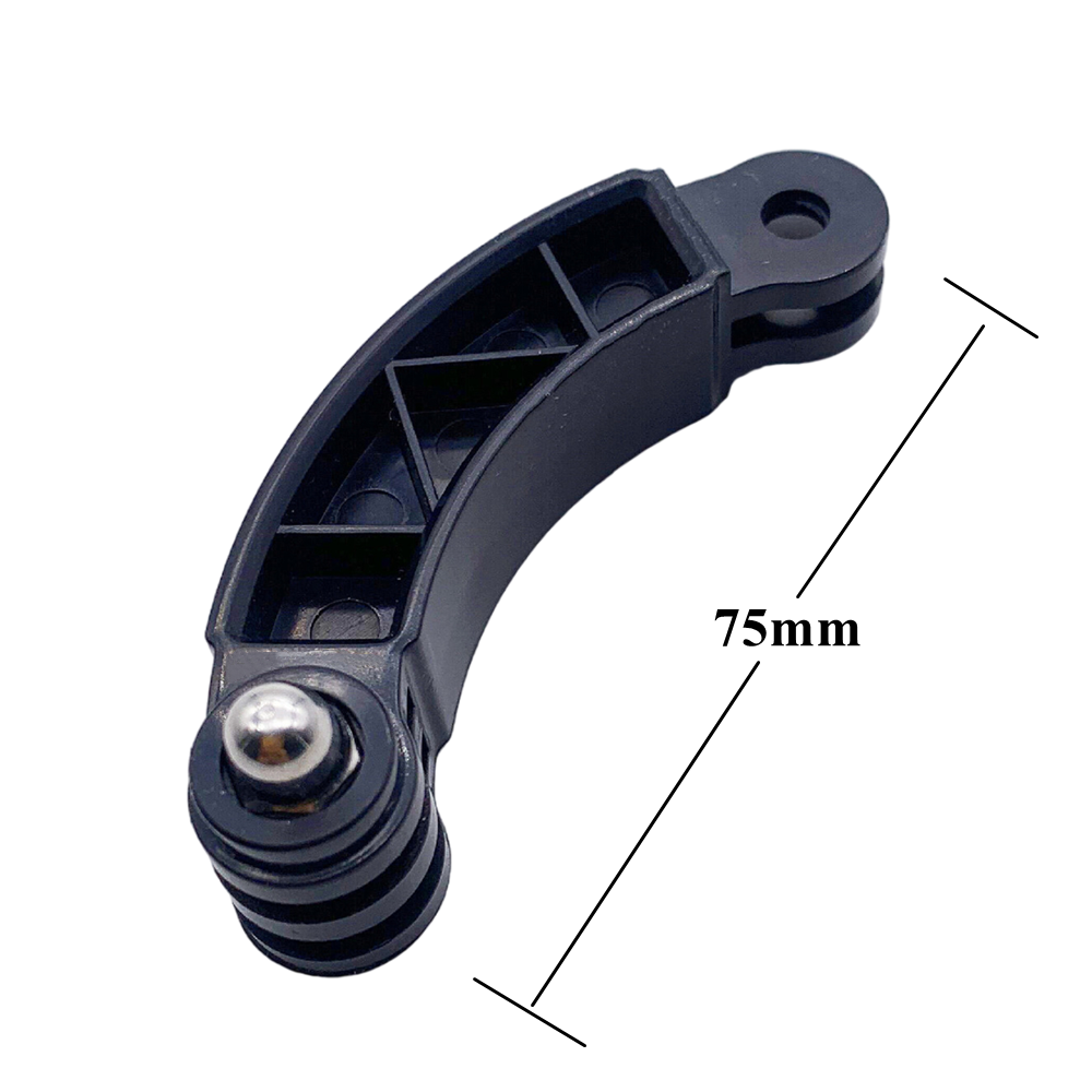 Helmet Arm Short Type Bending Extension Connector Mount 7.5cm For ...