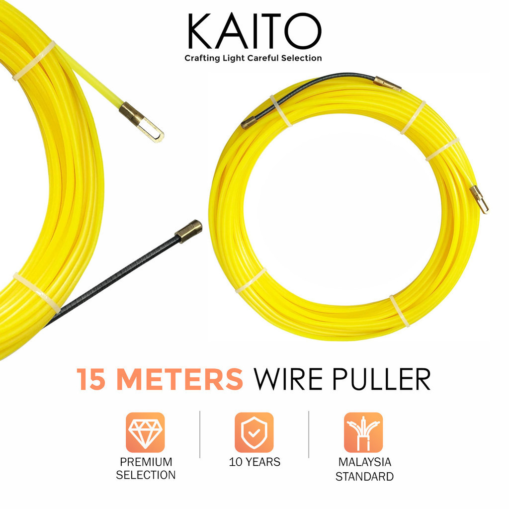 Cable Puller Wire Puller Electric Wiring Tarik Wayar Penarik 20M 15M ...