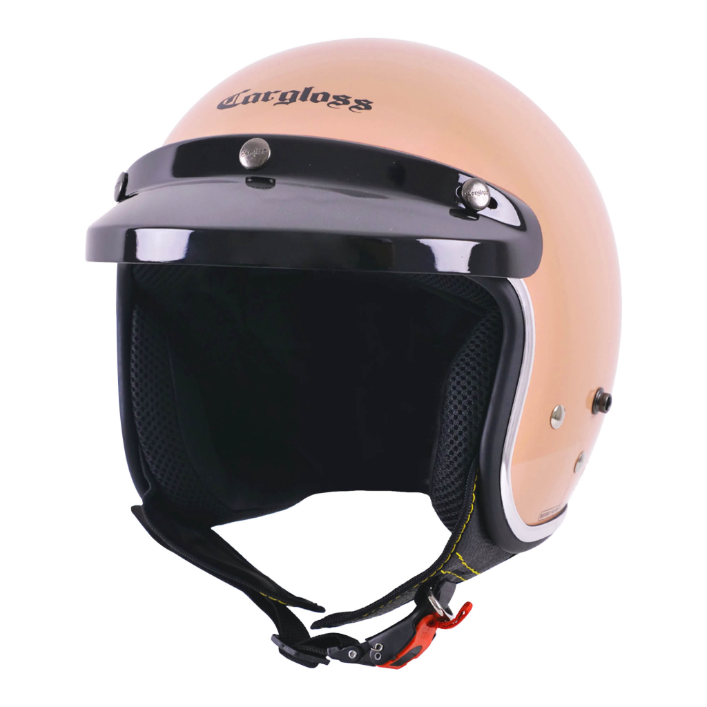 Cargloss CFM 2 Retro Helm Half Face - Dusty Pink | Lazada Indonesia