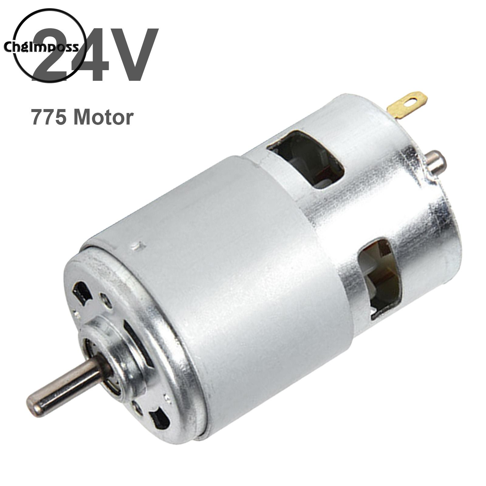 ChgImposs 775จอ DC 24V 6000-12000RPM ลูกปืนแบบคู่มอเตอร์แรงบิดขนาดใหญ่ ...