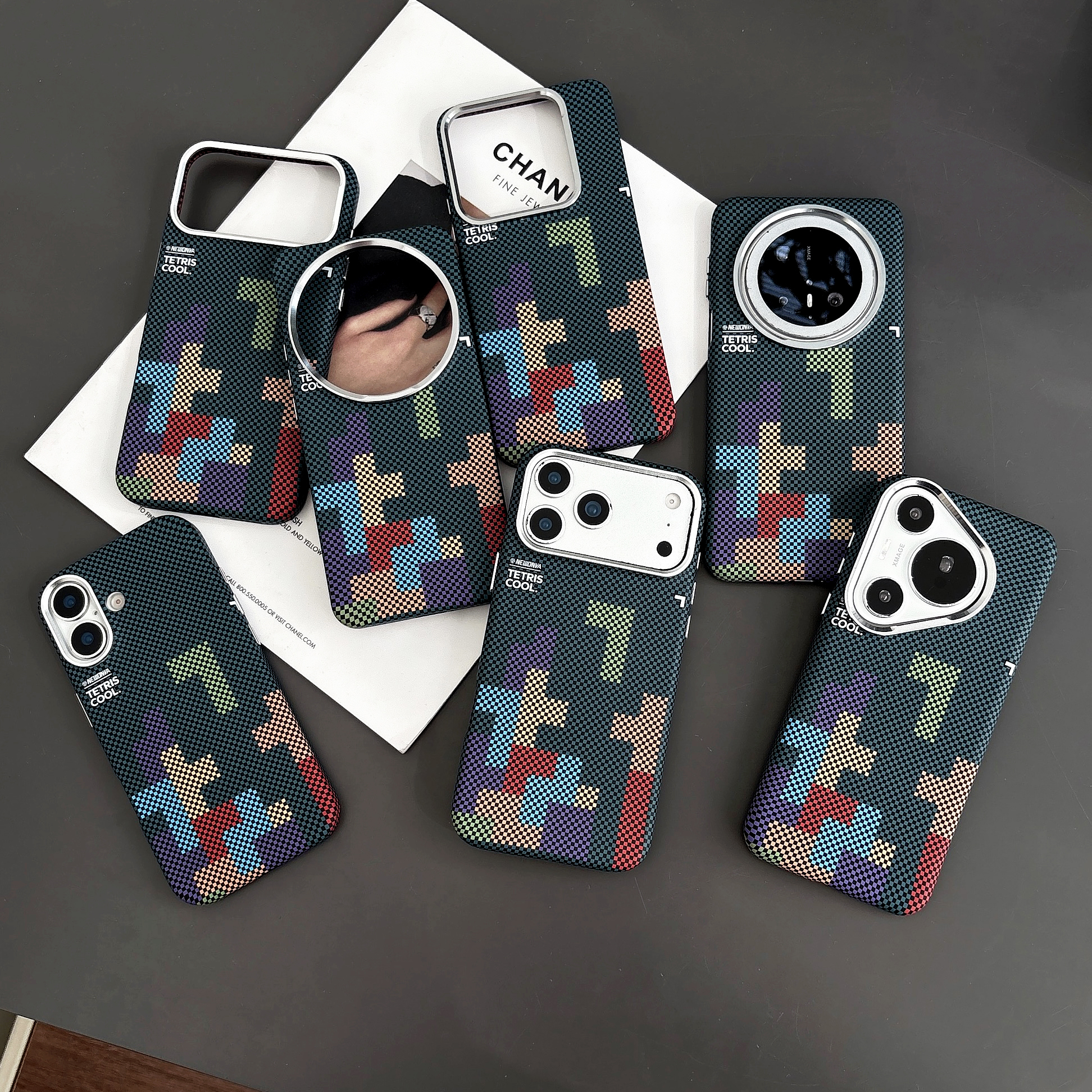 HODON Tetris Pattern Phone Case For Xiaomi 17 Pro Max 15 14 Pro 15 ...