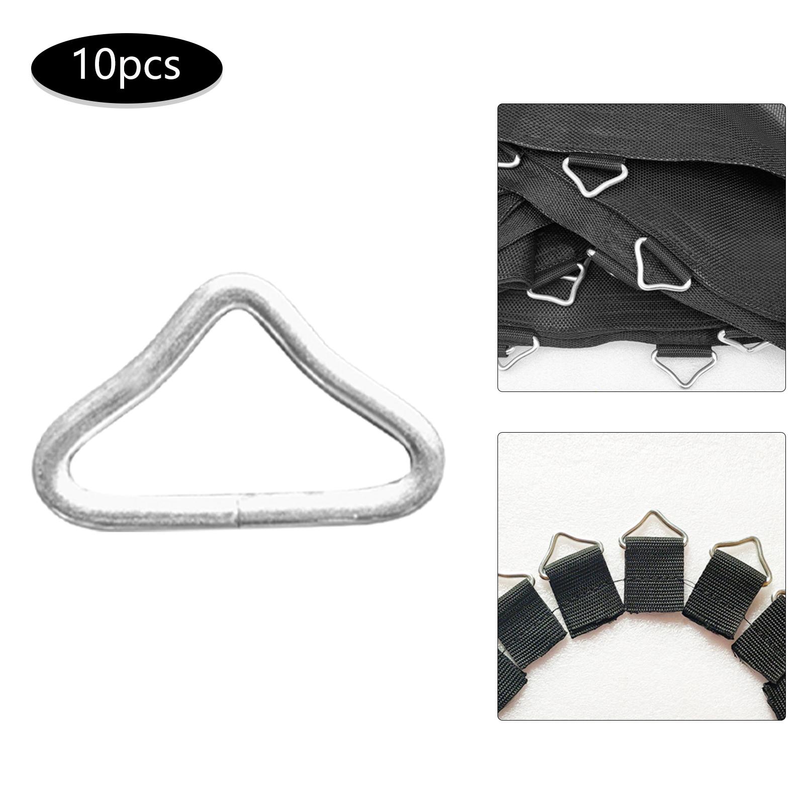 Tasico 10Pcs Triangle Buckle Spring Buckles with Webbings for Kids ...