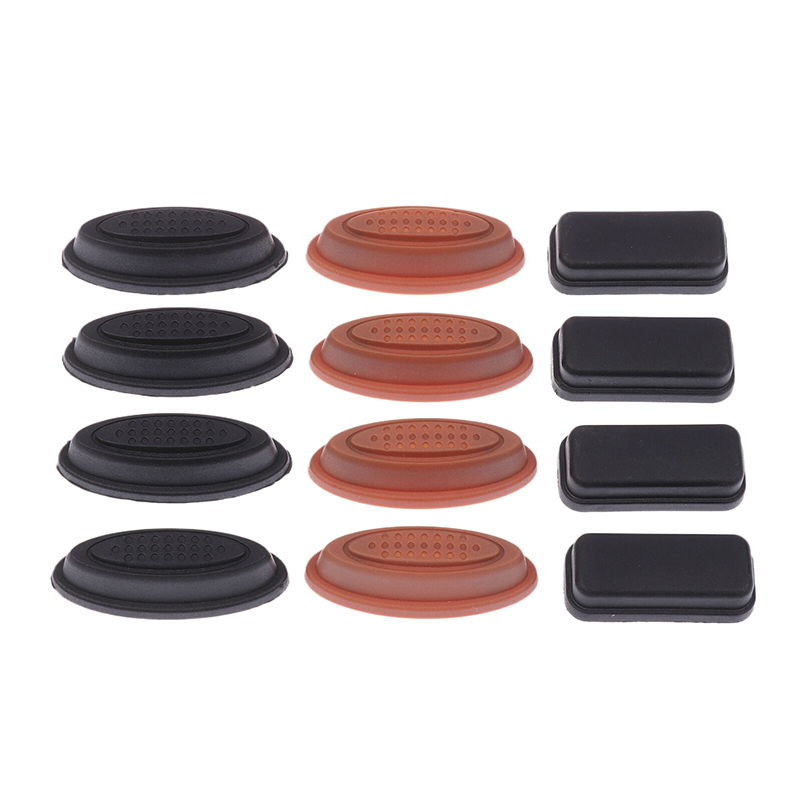 4Pcs Replacement Plastic Anti-wear Luggage Stud Foot Feet Pad Black For ...