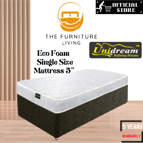 Venice Unidream Rebond Single Mattress 5"/ Quilted Cover/ Breathable ...