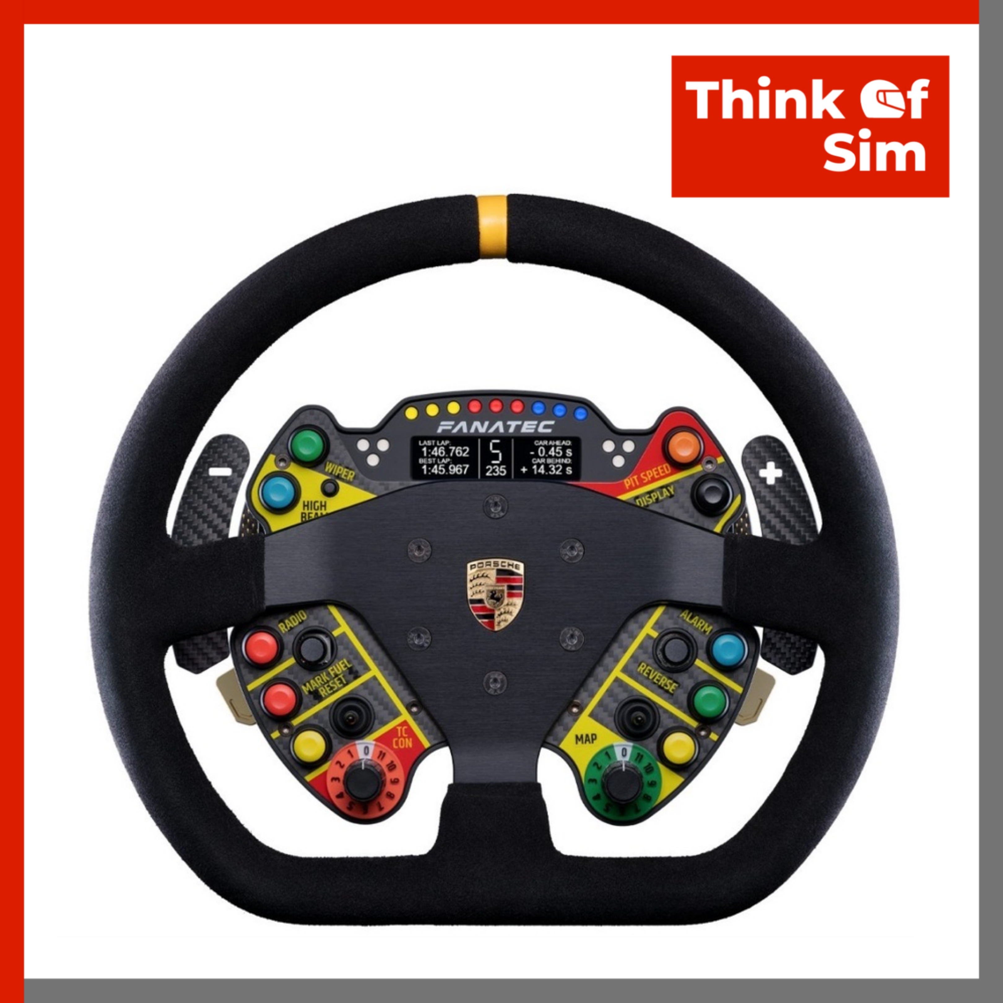 Fanatec Podium Steering Wheel Porsche 911 GT3 R Suede - MixASale