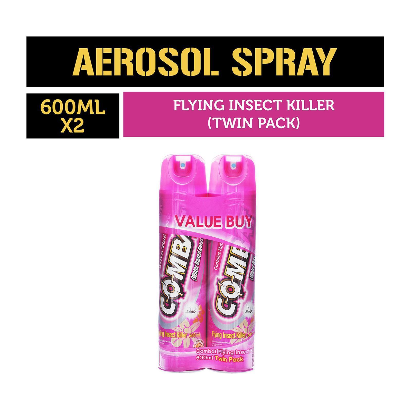 Combat Flying Insect Killer Aerosol Spray Twin Pack | Lazada Singapore