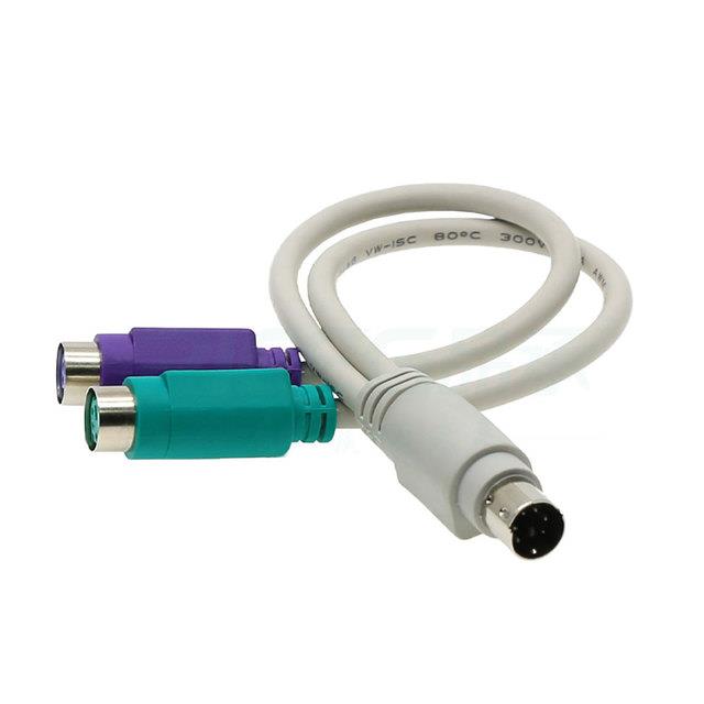 Cltgxdd motherboard PS2 PS/2 mouse keyboard splitter adapter cable 6 ...