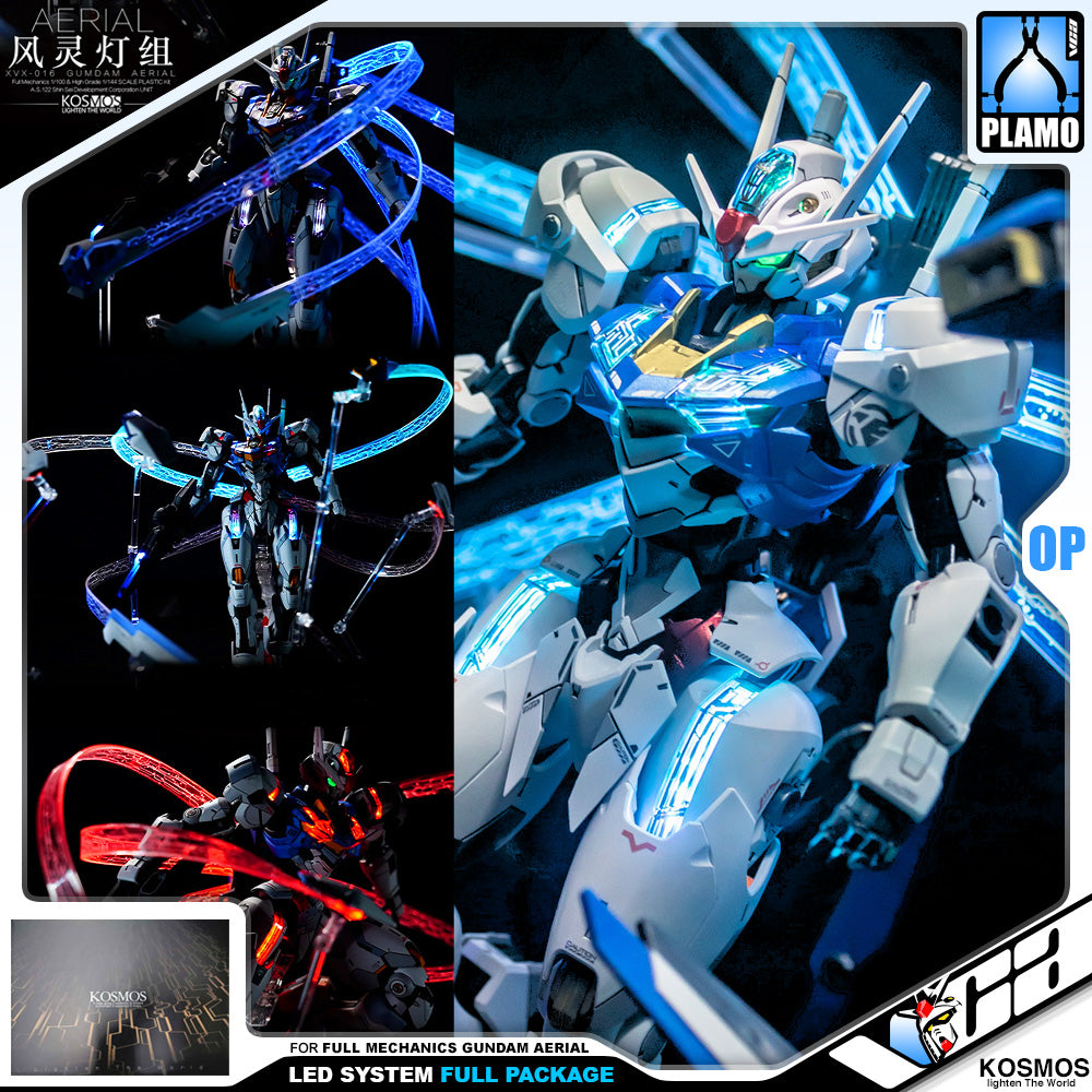 ⭐️ KOSMOS LED SYSTEM LIGHT EFFECT GUNBIT FULL MECHANICS 1/100 FM GUNDAM ...