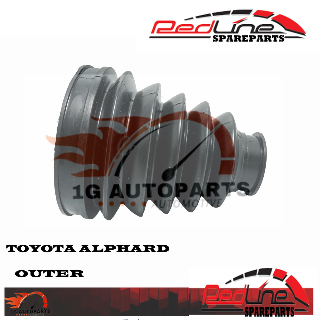 CV BOOTS FOR TOYOTA ALPHARD (WITH CLAMPS) 2011 | Lazada PH