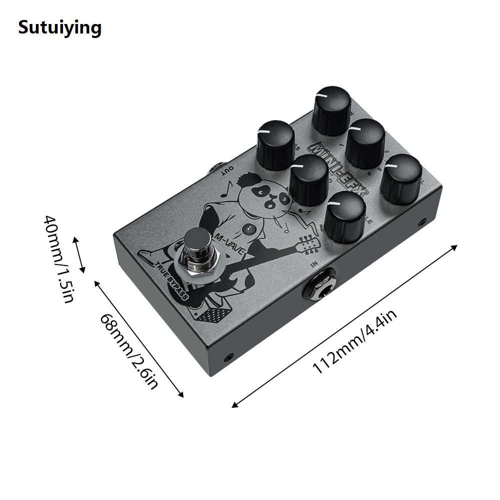 Sutuiying M-VAVE Electric Effects Pedals Heavy Metal Electric Guitar ...