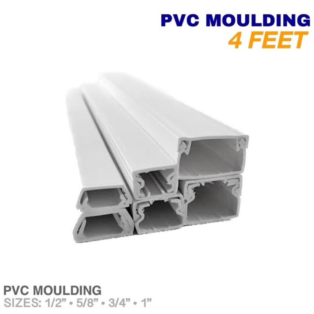 Moulding 4 FT | PVC | Electrical Wire Pipe | Plastic Pipe For ...