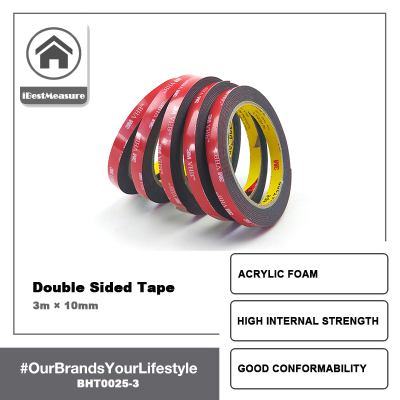 [The cheapest] double-sided acrylic foam is super strong (external tape ...