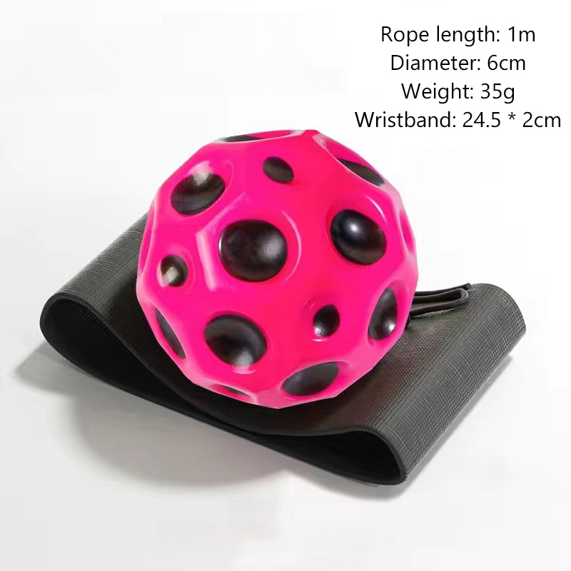 Jump Ball High Bouncing Ball Exercise Leisure Wrist Return Rubber Ball ...