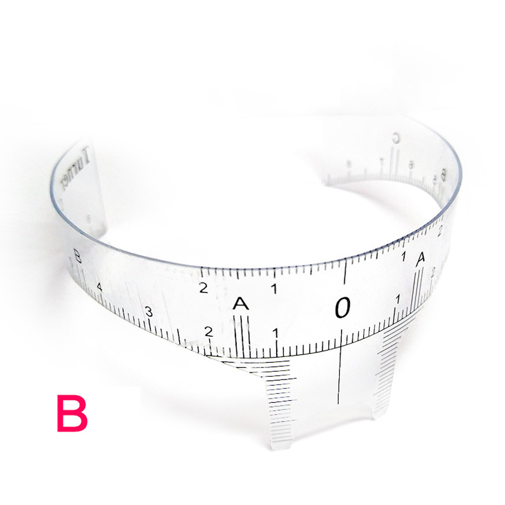 【YIYANGMAOYI111】1PC Reusable Semi Permanent Eyebrow Ruler Eye Brow ...