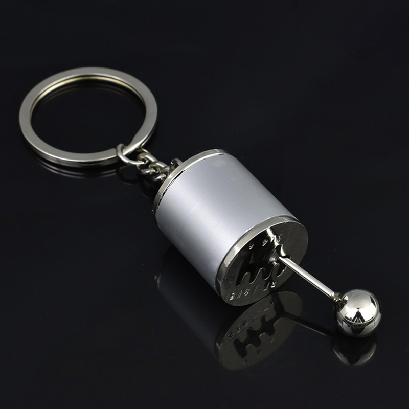New Gear Box Key chain Keyring Men Imitation 6 Manual Car-styling Gear ...