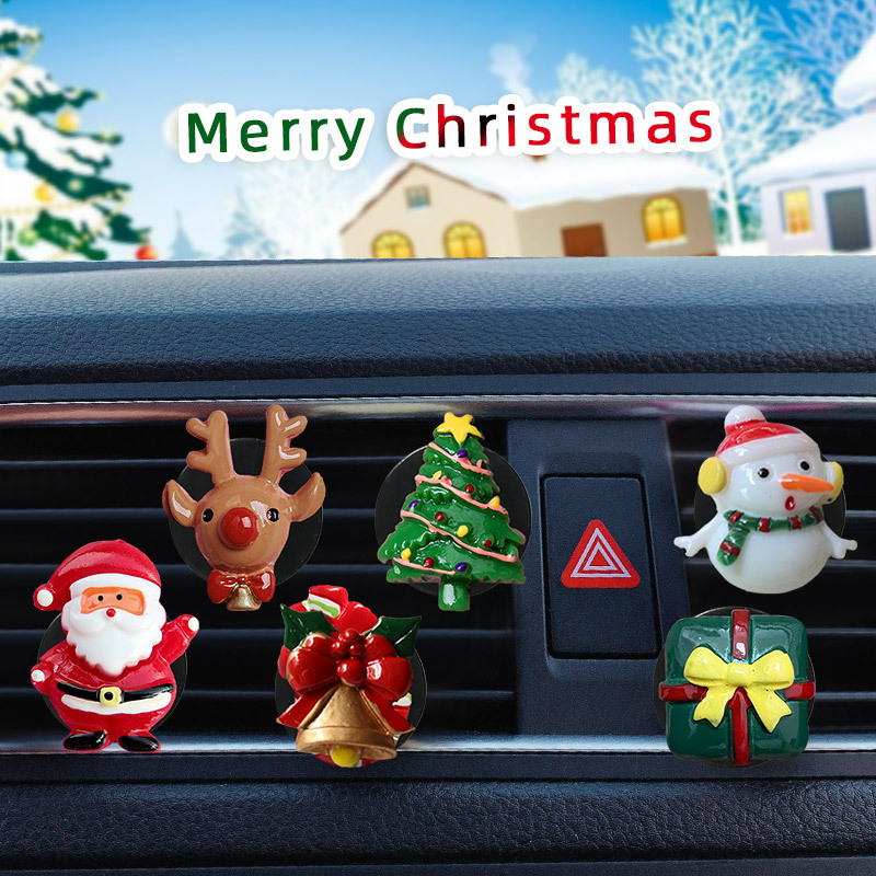 FG Christmas Car Perfume Clip Cartoon Car Air Outlet Aromatherapy ...