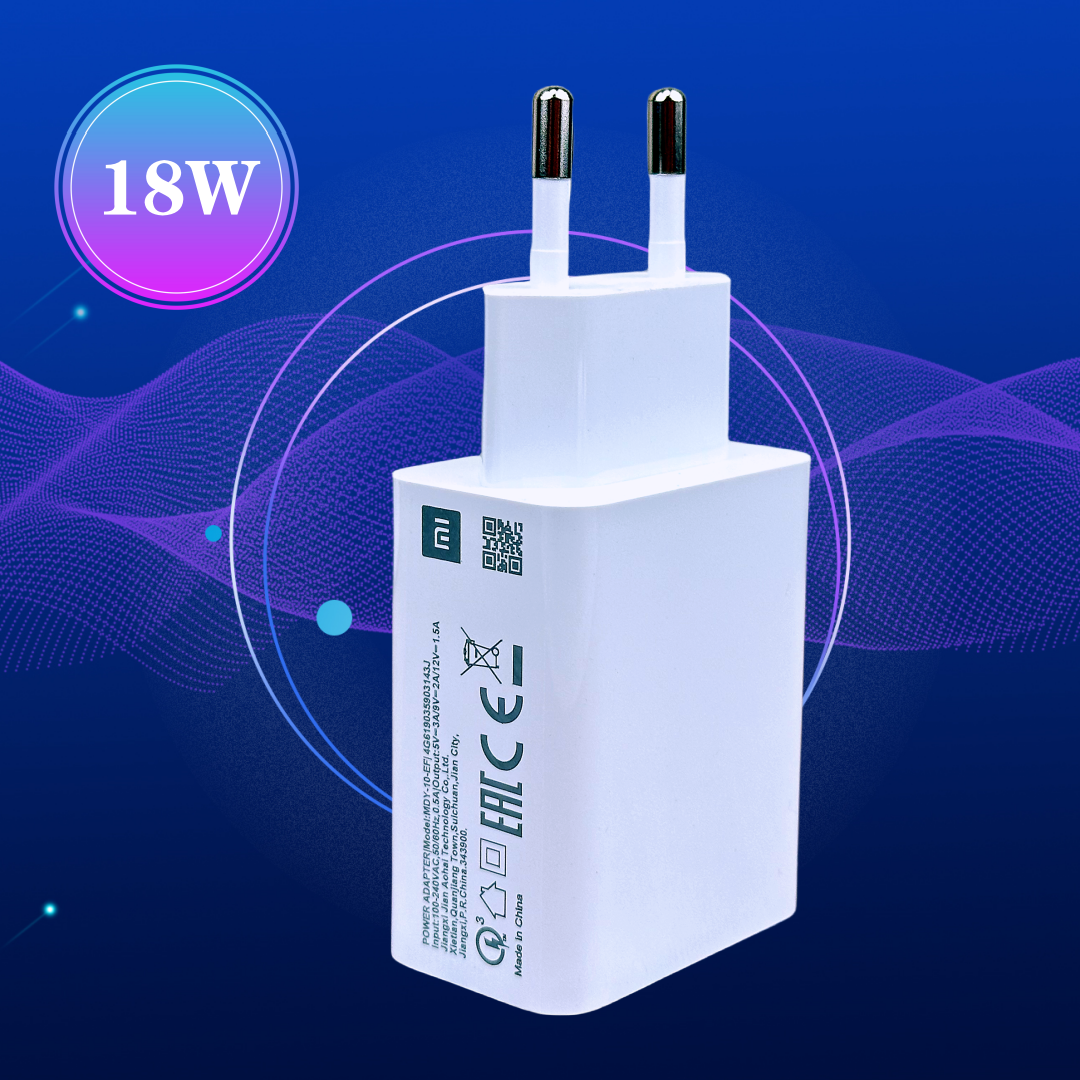 Original Xiaomi Redmi 13C Charger Fast Charge USB PD 18W EU Adapter For ...