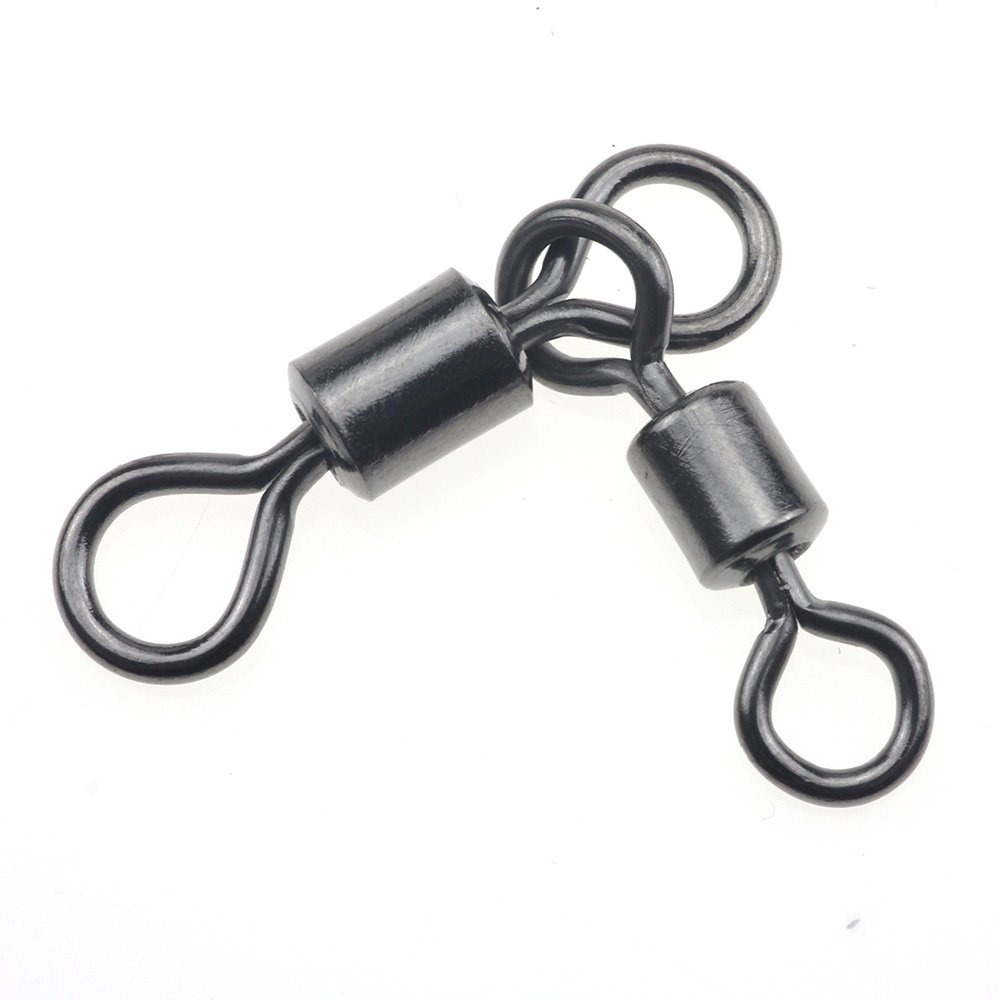 Rompin 10pcs/bag Fishing Swivels Rolling Triangle Joint Rolling Swivel ...