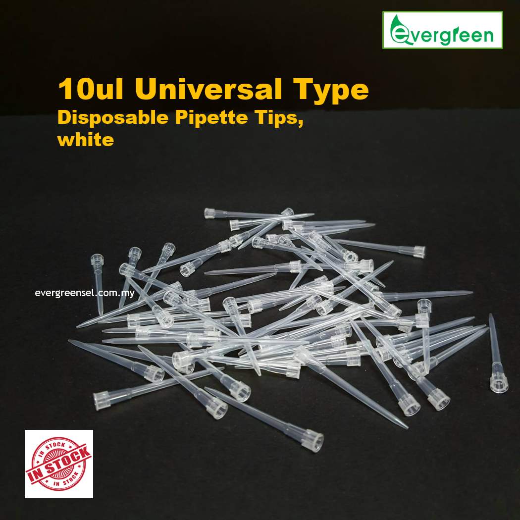10ul Universal Type Disposable Pipette Tips, white | Lazada