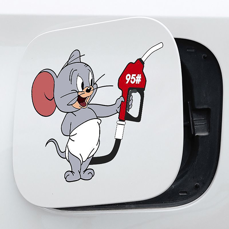 Funny Car Stickers High Gas Consumption Decal Fuel Gage Empty Stickers ...