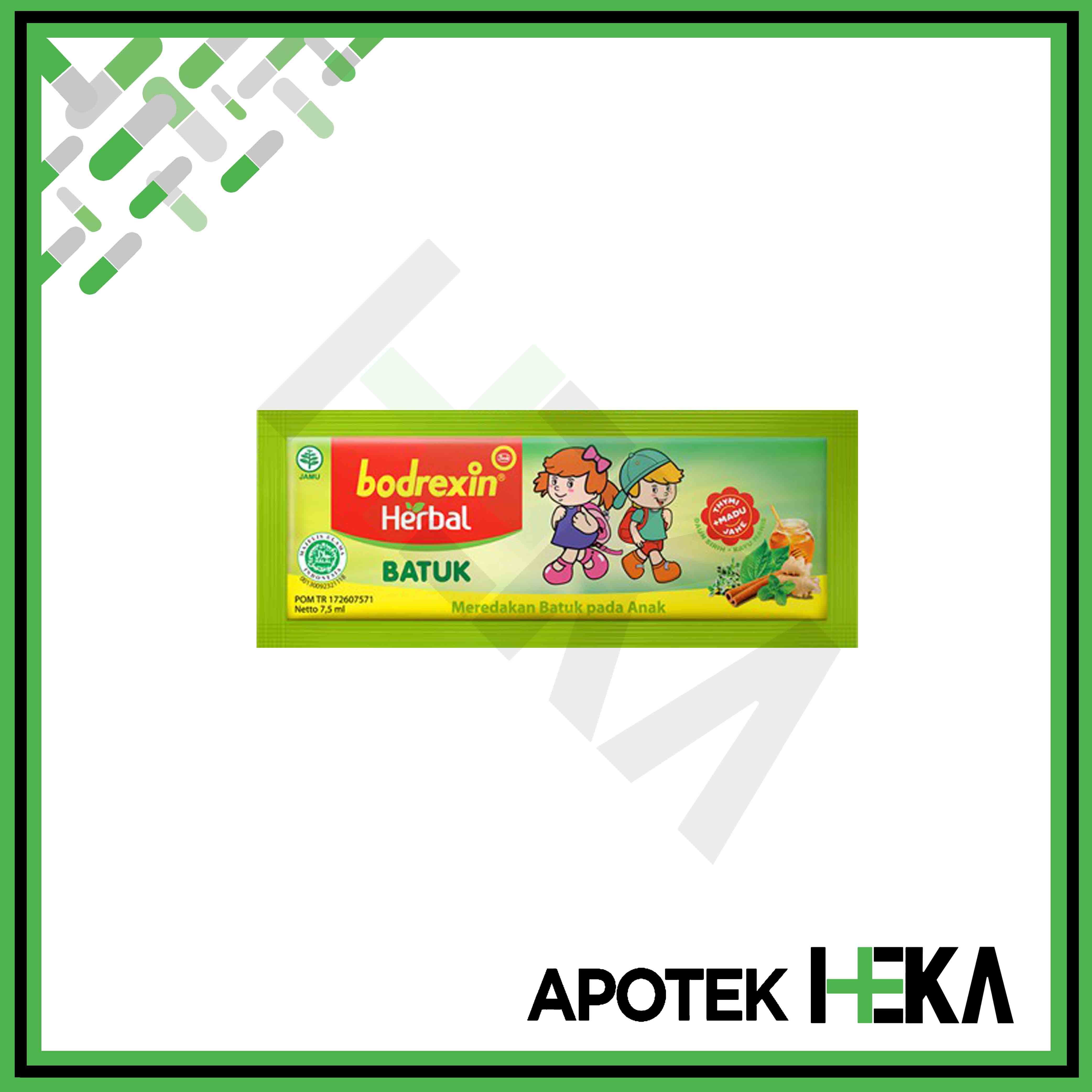 Bodrexin Herbal Batuk 7.5 ml 1 Sachet - Sirup Batuk Anak | Lazada Indonesia