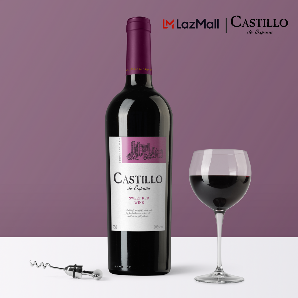 Castillo de Espana Spanish Sweet Red Wine, 750ml, 11.5% ABV | Lazada ...
