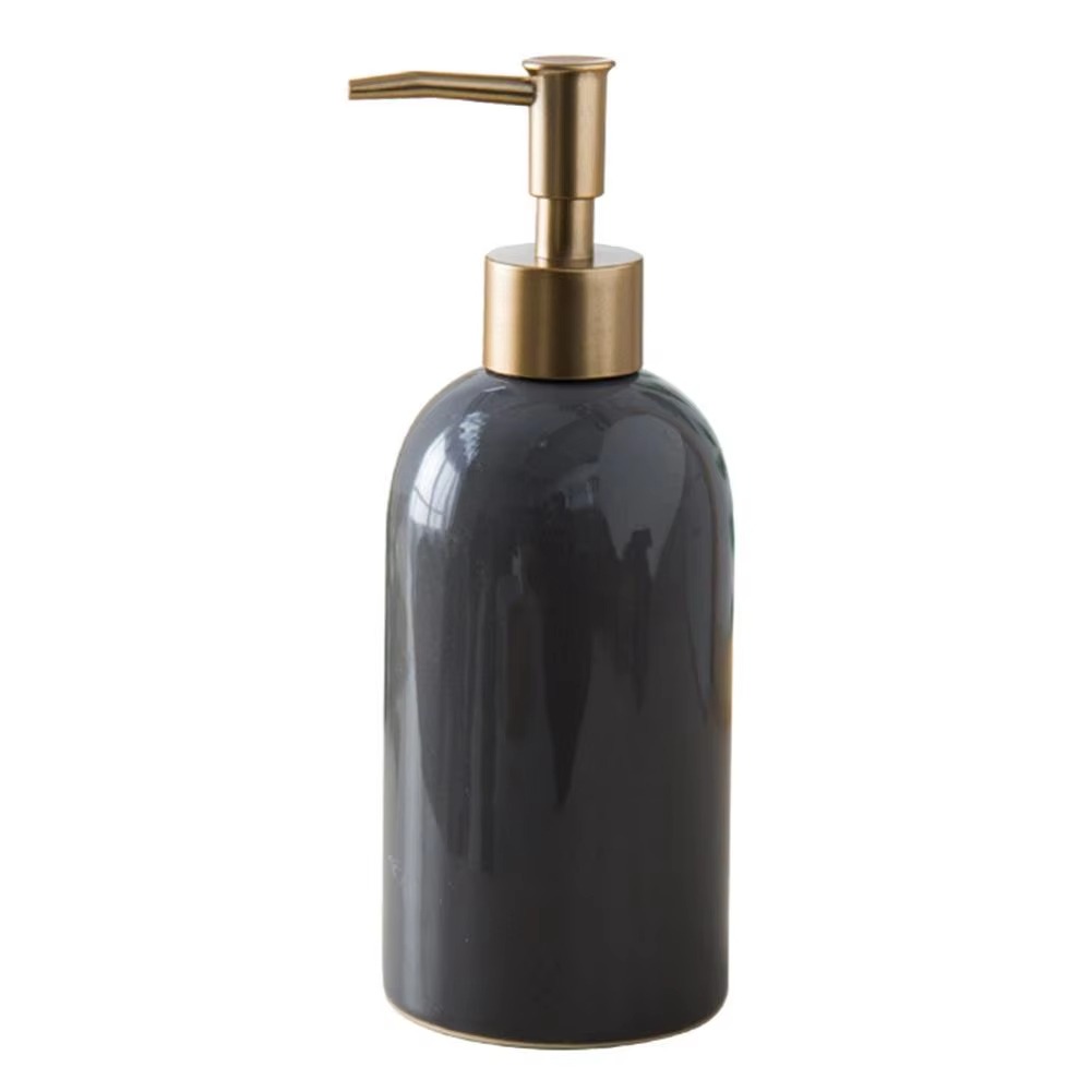 Elegant Empty Ceramic Soap Dispenser Portable Press Type Hand ...