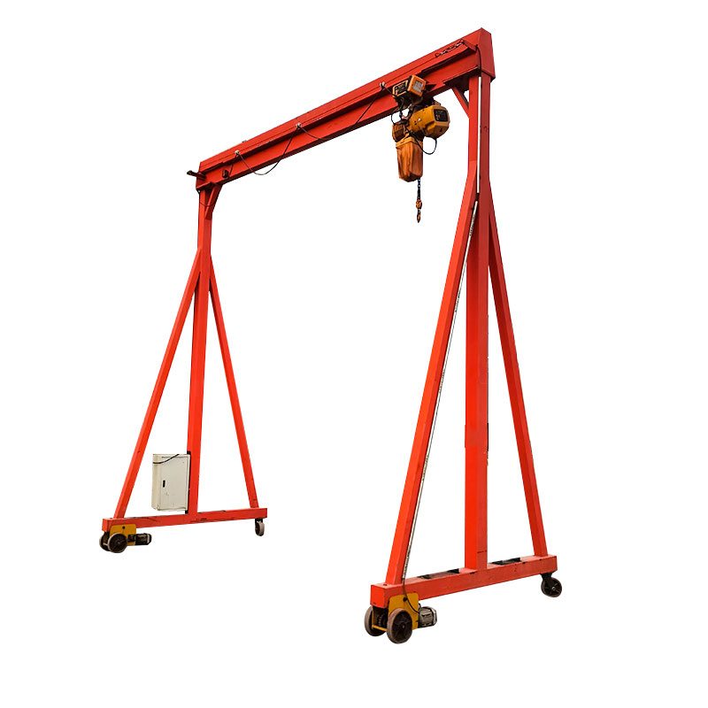 Mobile electric gantry construction site trackless gantry crane simple ...