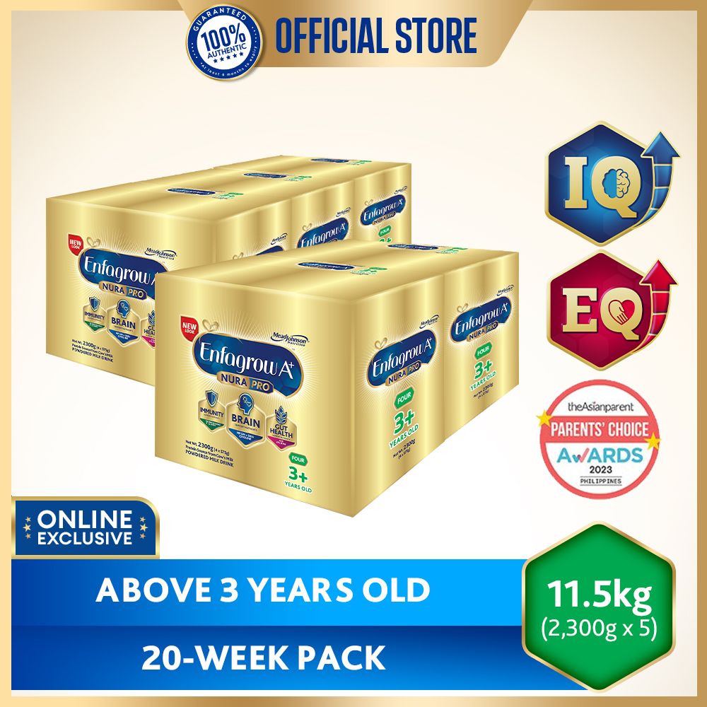 Enfagrow A+ Four NuraPro 11.5kg (2300g x 5) Powdered Milk Drink for ...