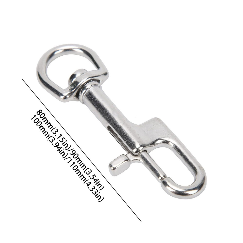 Marine Equipment 316 Stainless Steel Bolt Snap Double Head 80MM Size ...