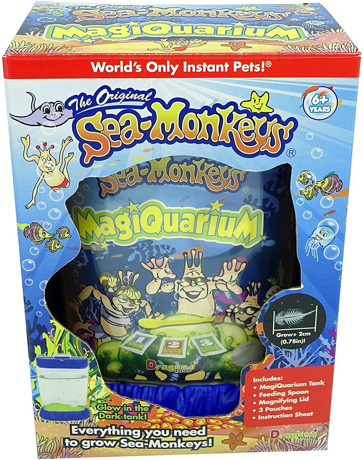 The Original Sea Monkeys Ocean Zoo Volcano Magiquarium On Mars Magic ...