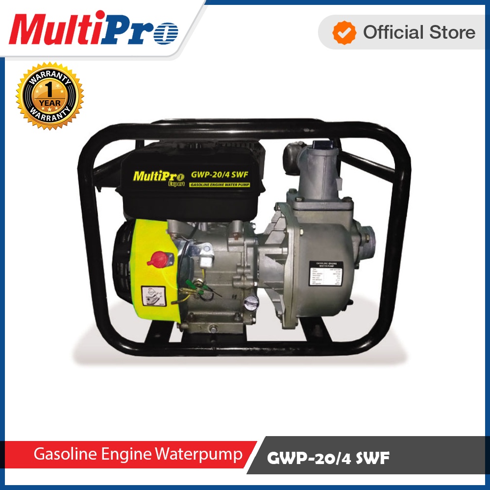 MULTIPRO Gasoline engine waterpump/pompa air dengan engine penggerak ...