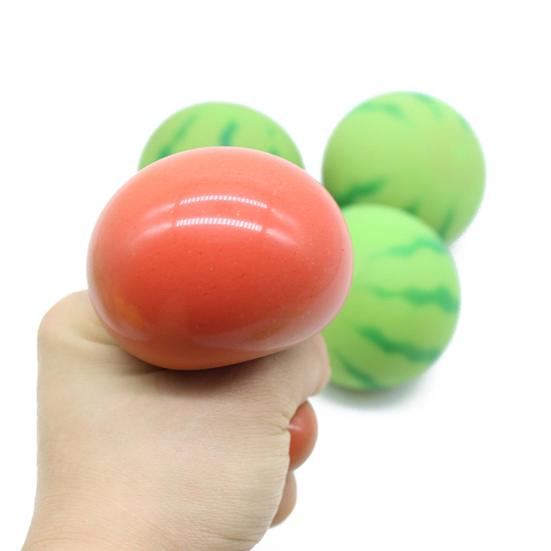 New Artificial Fruit Watermelon Squeeze Toys Slow Rebound Red ...