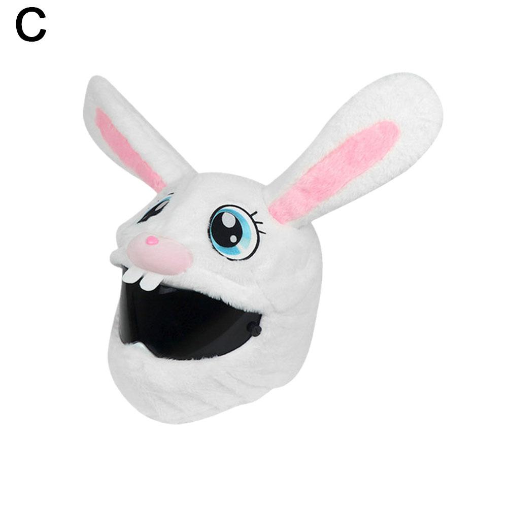 Motosikal Helmet kartun Plush perlindungan penutup arnab Demon Santa ...