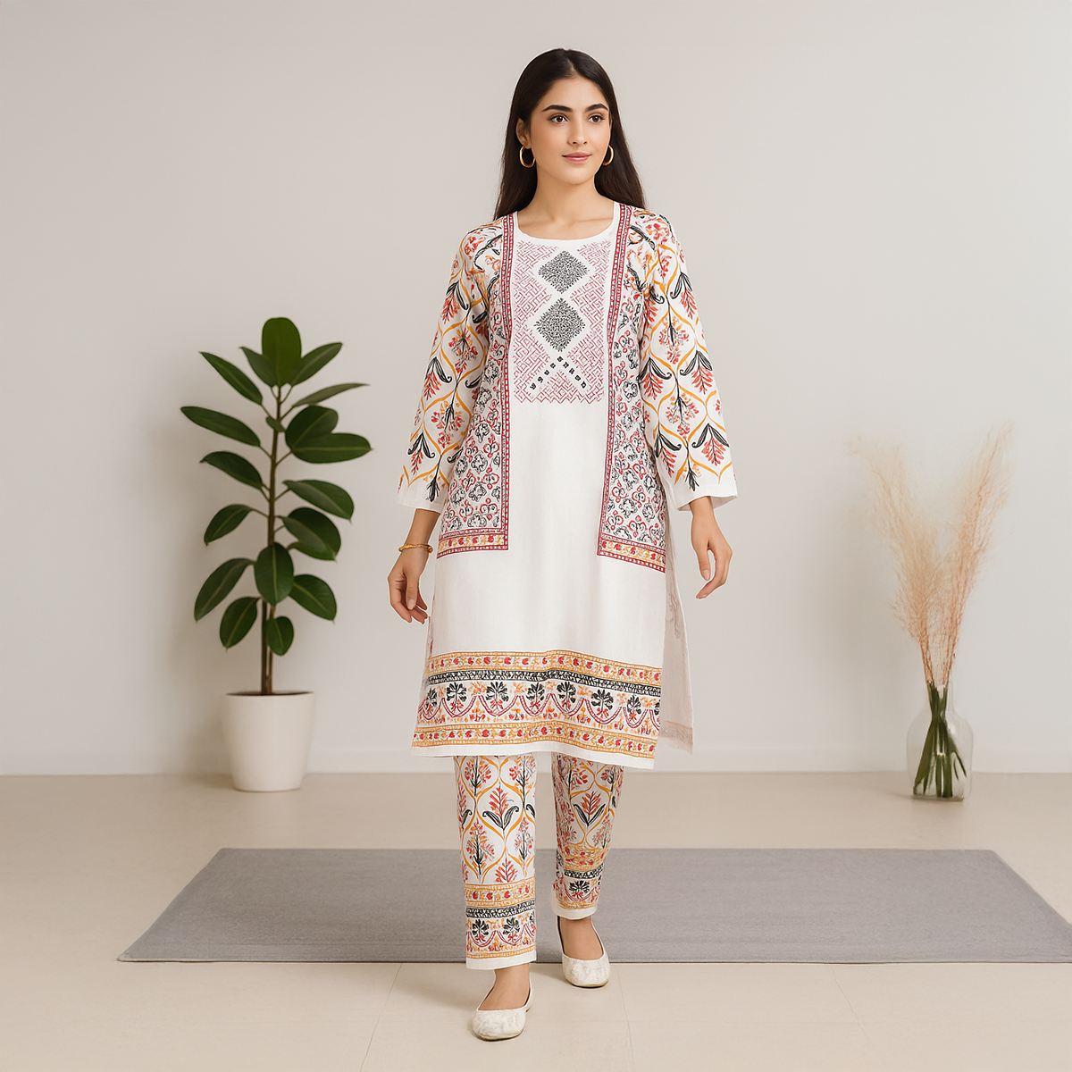 Samar's Fashion Trendy Stitched New Arrival Printed 2pc Dress For Women ...